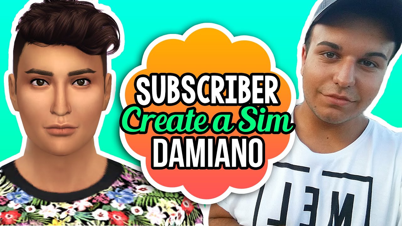 The Sims 4: Subscriber Create a Sim | Damiano - YouTube