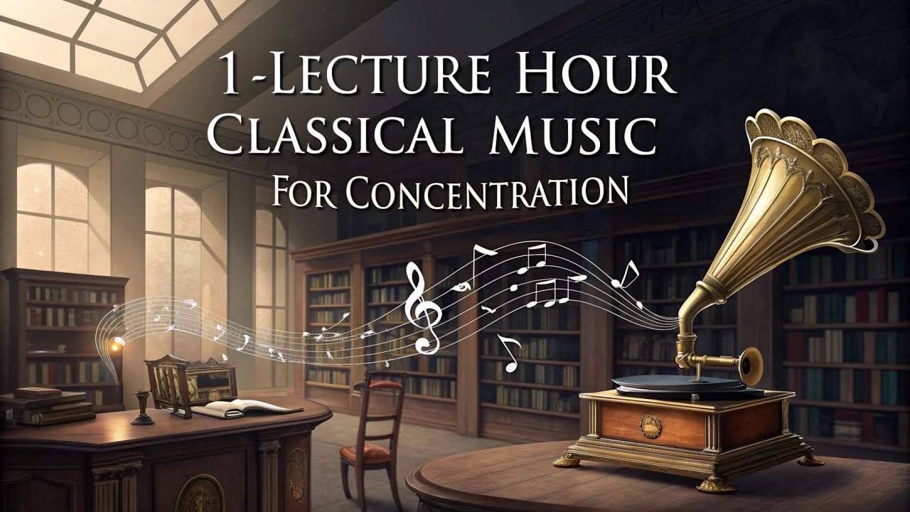 1-Lecture Hour Classical Music for Concentration/Studying - YouTube
