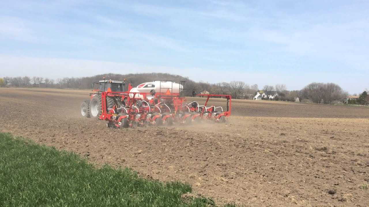Massey 7624 and white 9812 - YouTube