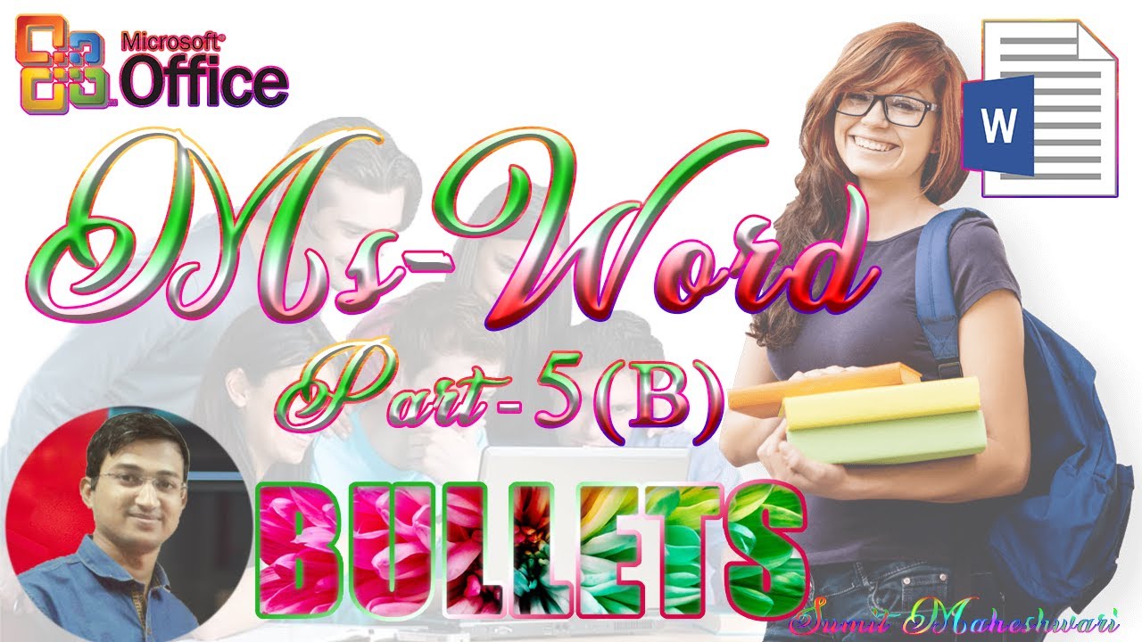 Ms Word Part 5 B Bullets Option In Ms Word In Hindi How To Use ms-word-part-5-b-bullets-option-in-ms-word-in-hindi-how-to-use