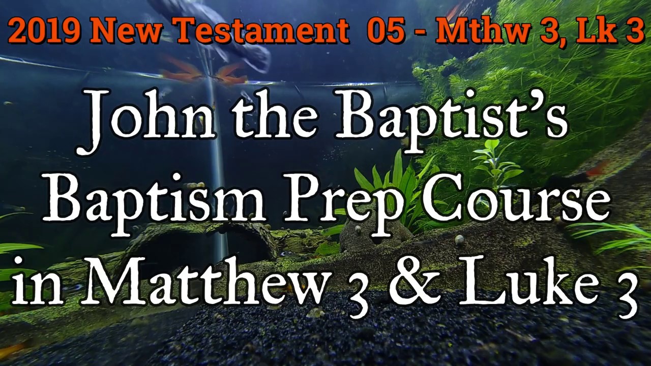 New Testament 05 - Proper Preparation for Baptism - YouTube