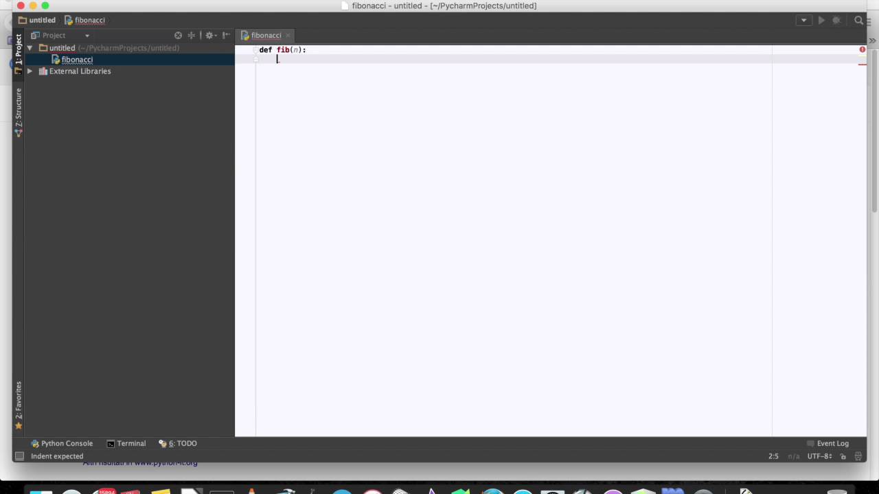 esercizio python (serie di fibonacci) - YouTube