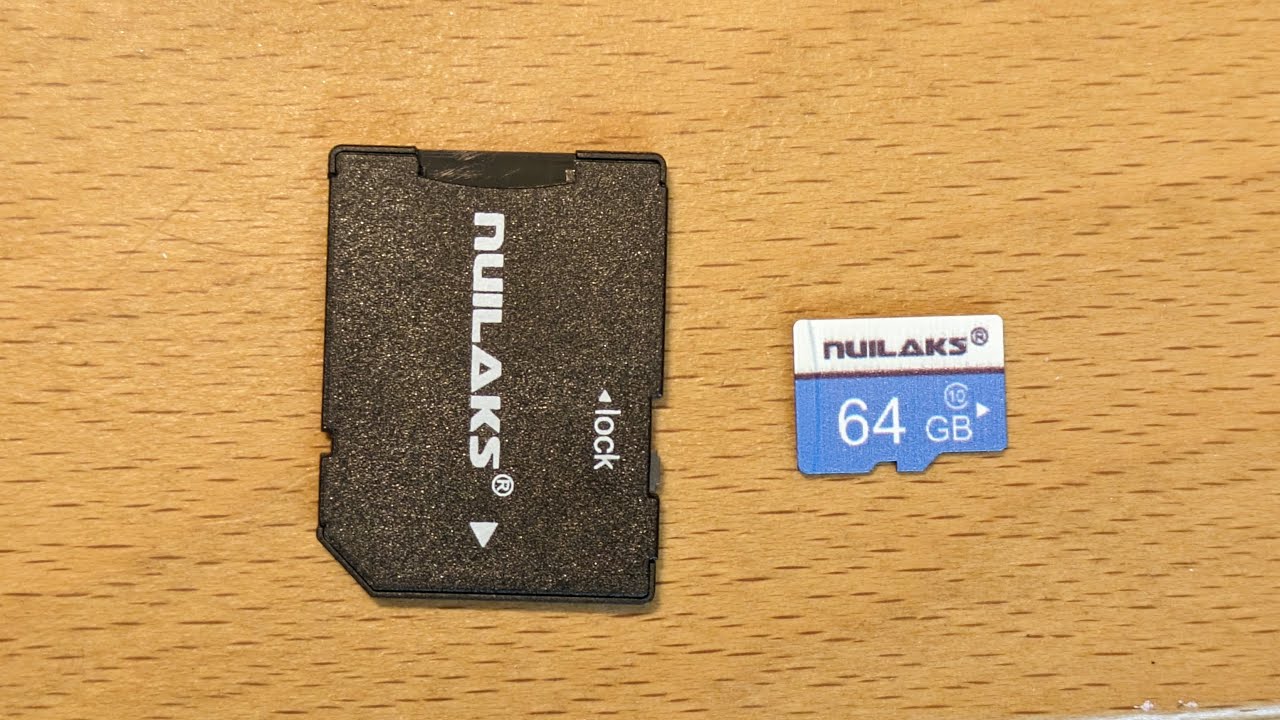 Review: NUILAKS 64GB C10 microSD card with SD adapter $9 - YouTube