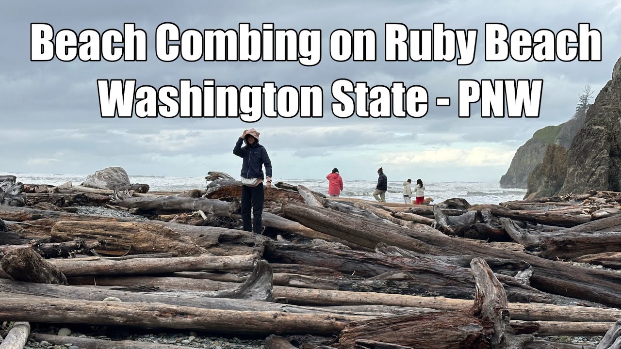 Beach Combing at Ruby Beach in Jefferson County, Washington - YouTube