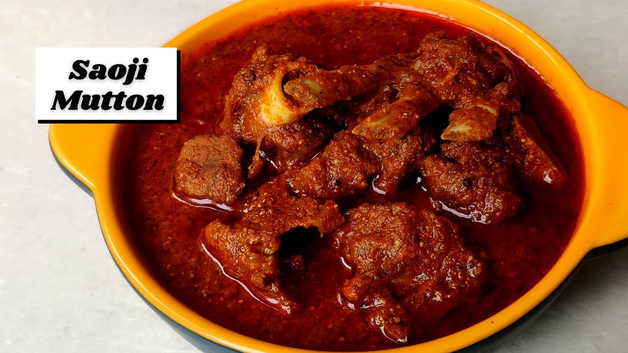 Nagpuri Saoji Mutton Curry Recipe |सावजी मटण करी | Lamb Curry - YouTube
