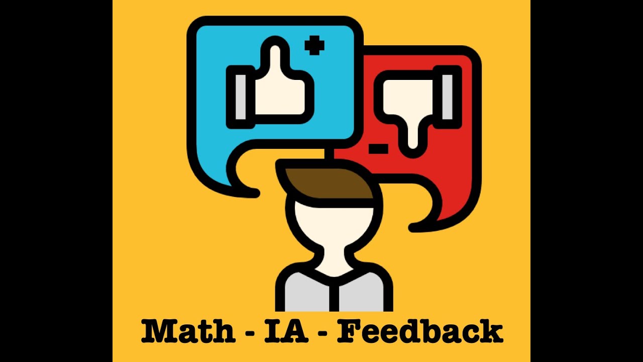 Math SL: Giving Feedback on Student's IA (Introduction) - YouTube