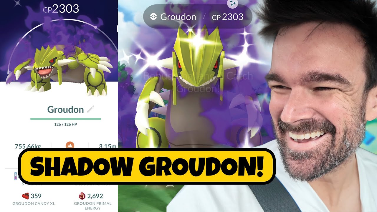 Shadow Groudon Pokemon Go's new must-have Pokemon is here - YouTube