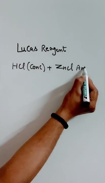 What is formula of Lucas reagent? - YouTube