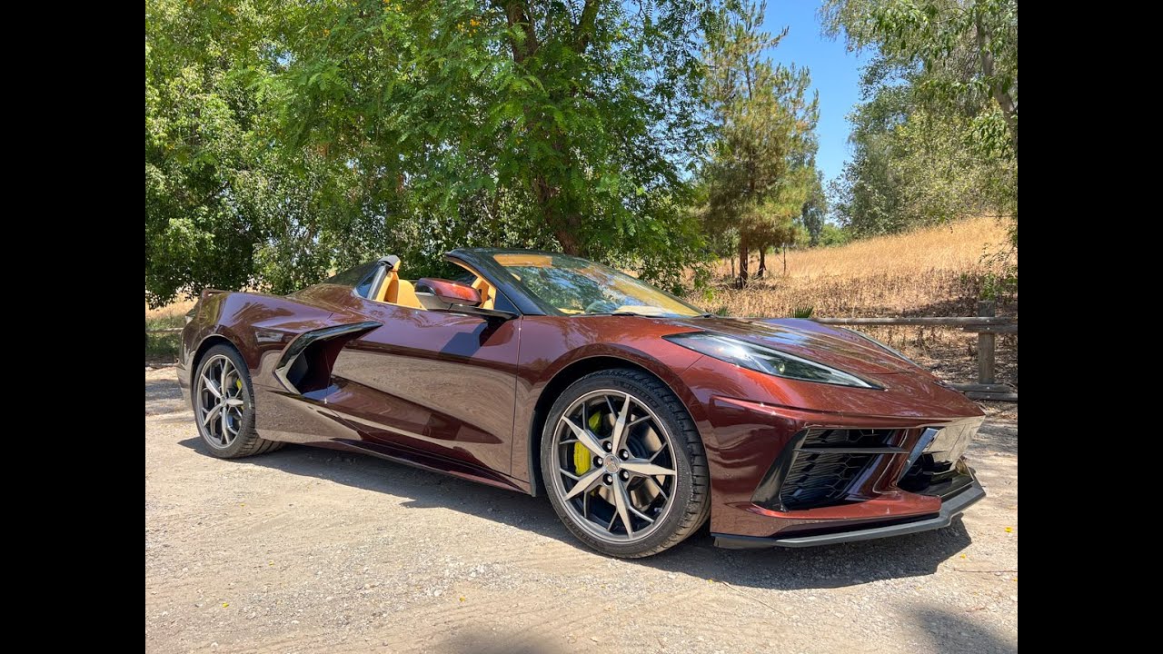 SOLD - 2022 Caffeine Metallic Corvette 3LTZ51 Convertible - YouTube