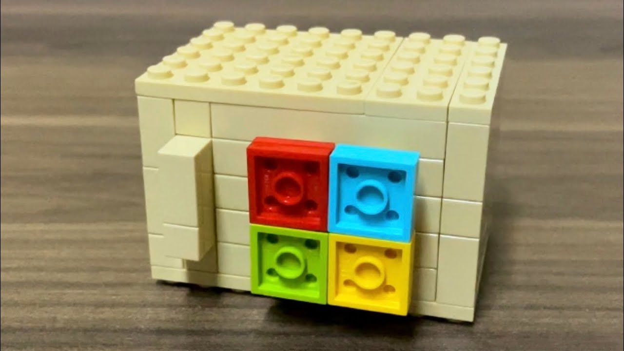 How to build LEGO safe with buttons | Working - YouTube