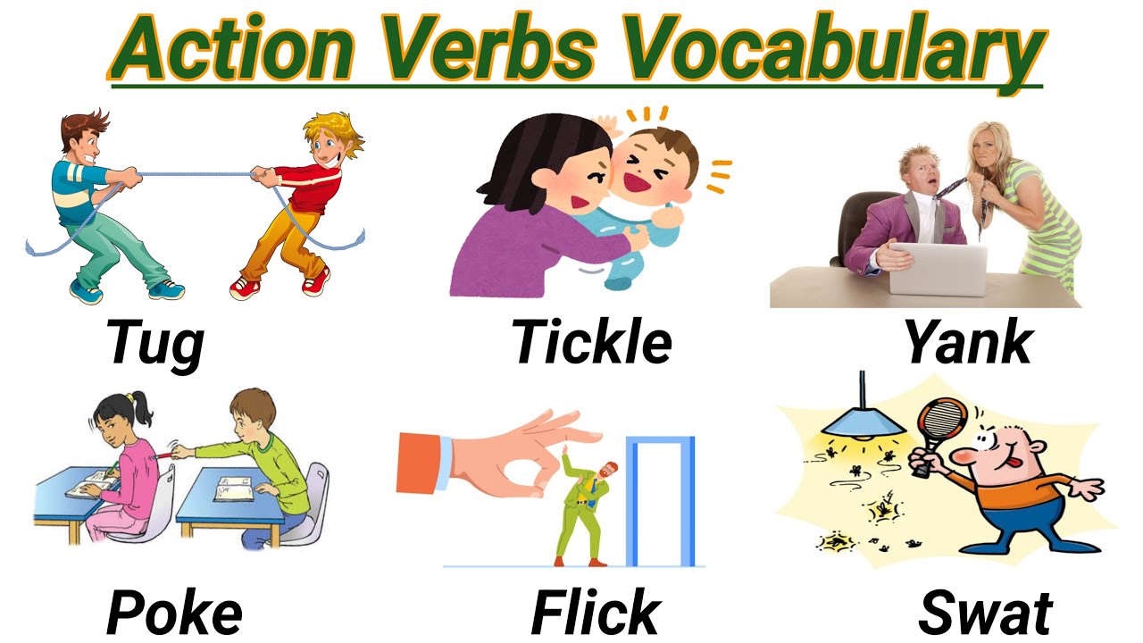 Action verbs for daily use | Action verbs vocabulary with example # ...