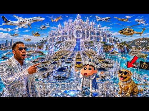 Anything Franklin & Shinchan Touch Turns Into Diamond In GTA 5! | GTA 5 Bangla Gameplay