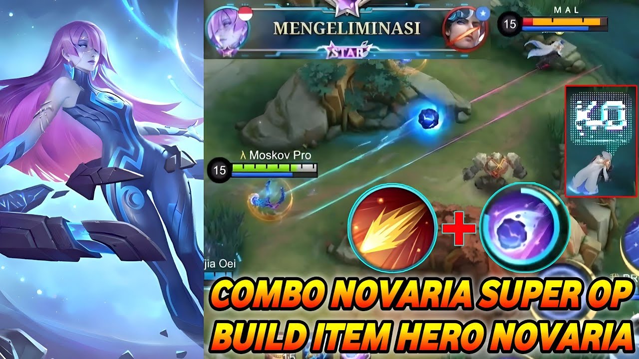 TUTORIAL + BUILD ITEM HERO NOVARIA - MOBILE LEGENDS - YouTube
