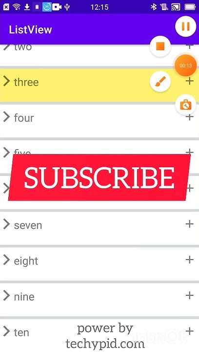 Android studio demo | android ListView using custom adapter in Android - YouTube