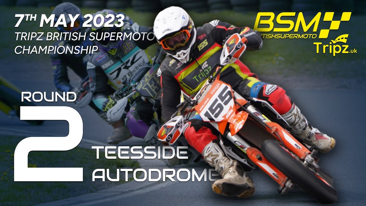Round 2 of the 2023 Tripz British Supermoto - YouTube