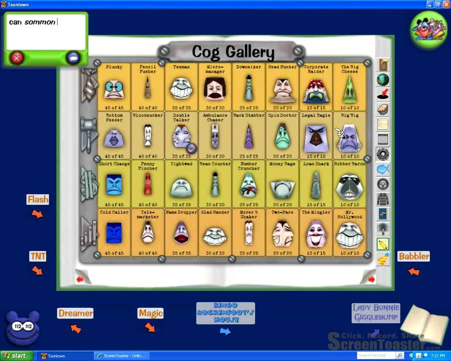 my toontown stats - YouTube