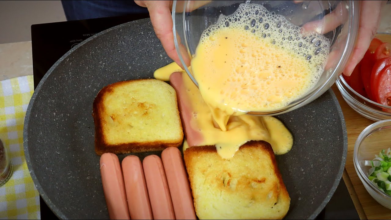 OBRADUJTE PORODICU - jaja, virsle i sir, recept za brzi dorucak ili ...