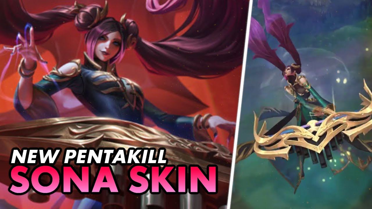 🎵 *NEW* PENTAKILL III: LOST CHAPTER SONA SKIN! | Sona Full PBE Gameplay ...