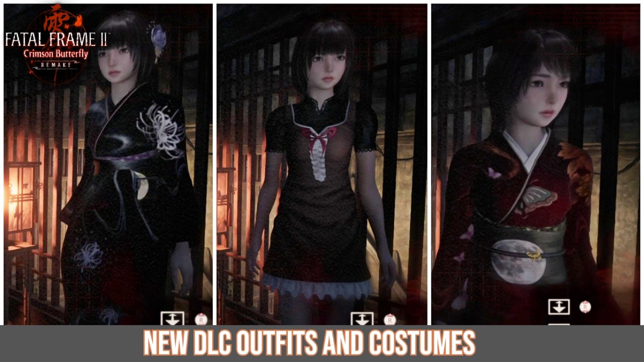 FATAL FRAME II: Crimson Butterfly REMAKE Gameplay - DLC Outfits And ...