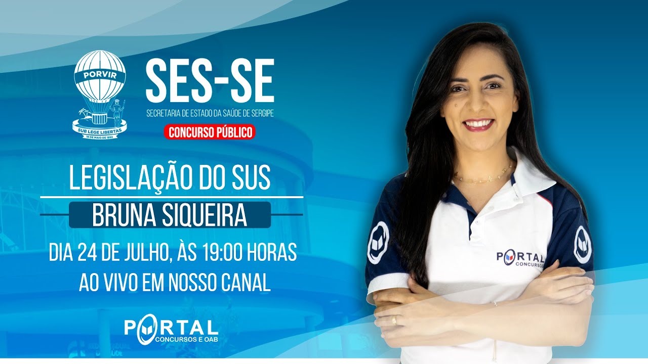 CONCURSO SES/SE: LEGISLAÇÃO DO SUS @CursosdoPortal - YouTube