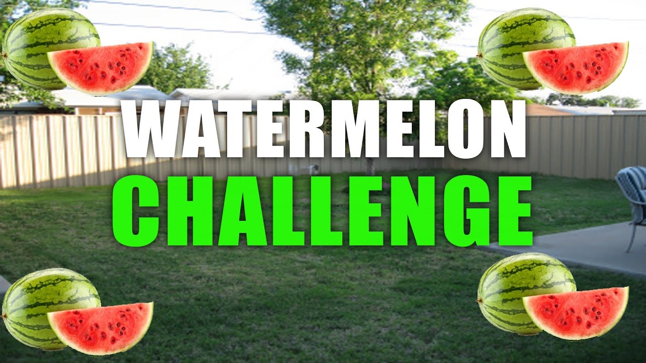Watermelon Challenge!!!! - YouTube