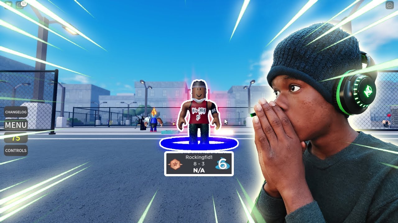 Playing rooftop basketball because why not... | Roblox - YouTube