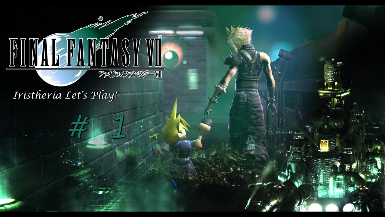 Final Fantasy VII Original (1997) Let's Play 1! "Let's save the world ...