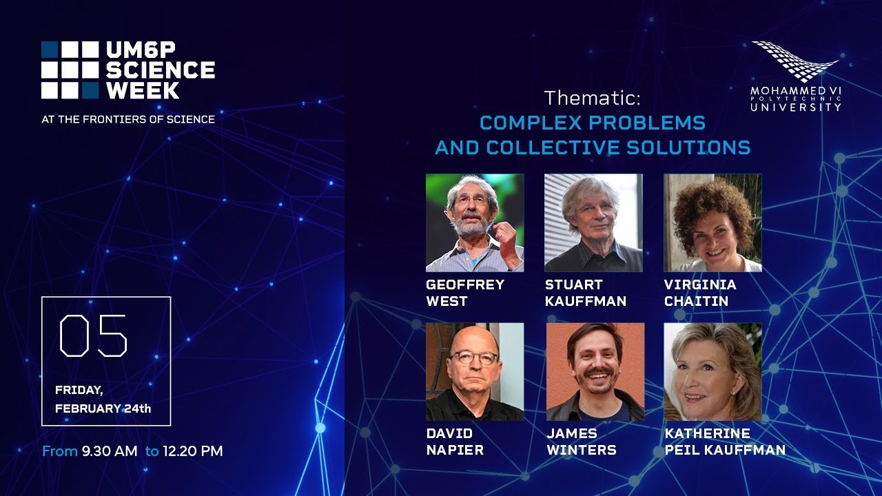 UM6P Science Week - Friday - Thematic : “Complex problems and ...