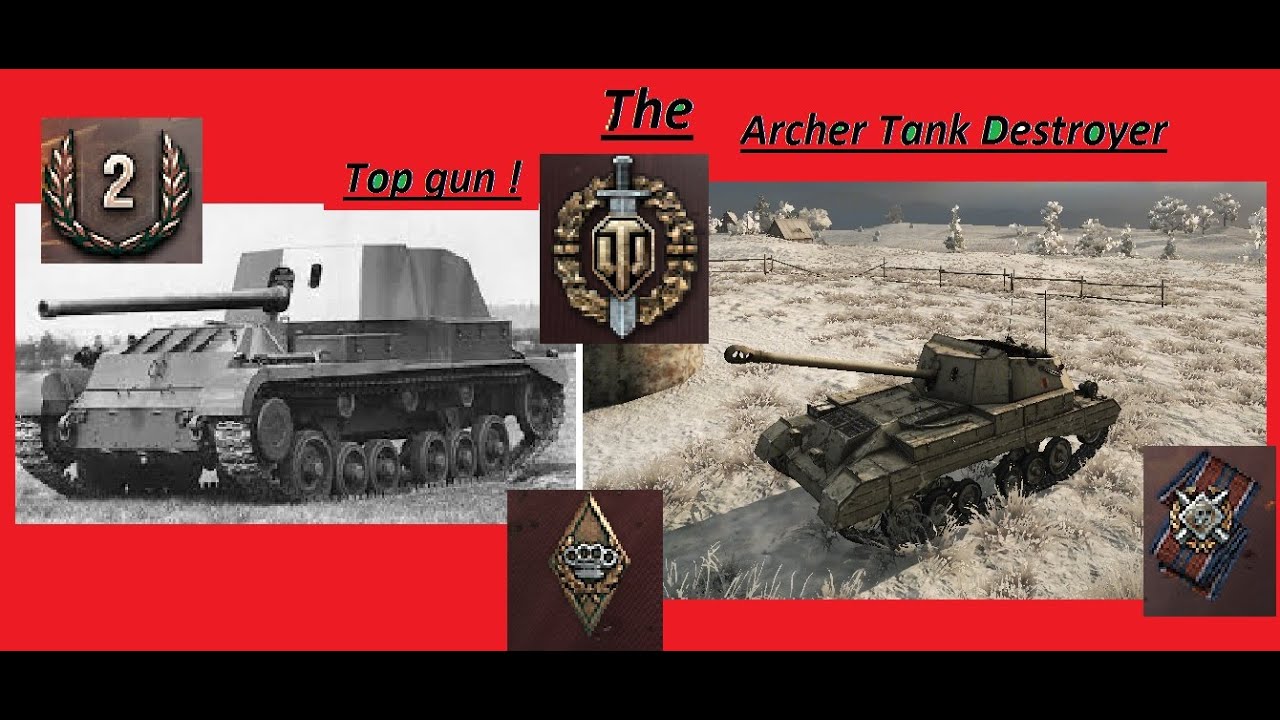 Top gun in my Archer Tank Destroyer - YouTube