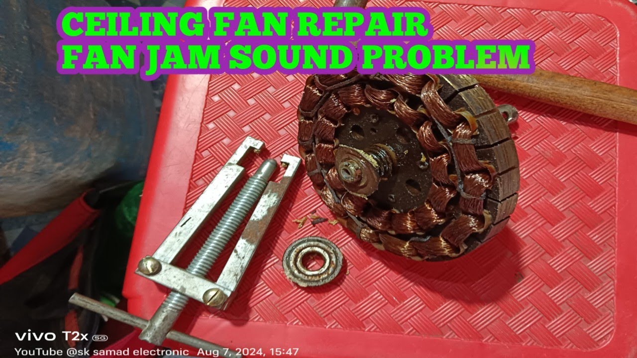 ceiling fan repair | fan repair jam sound problem | fan jam no running ...