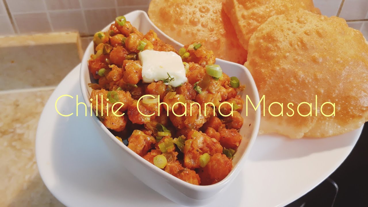 Chilli Channa Masala | North Indian Dish | Crispy Chilli Channa Masala ...