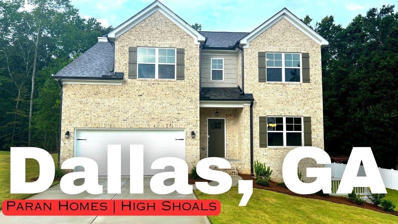 New construction homes for sale in Dallas, GA with a basement | Paran ...