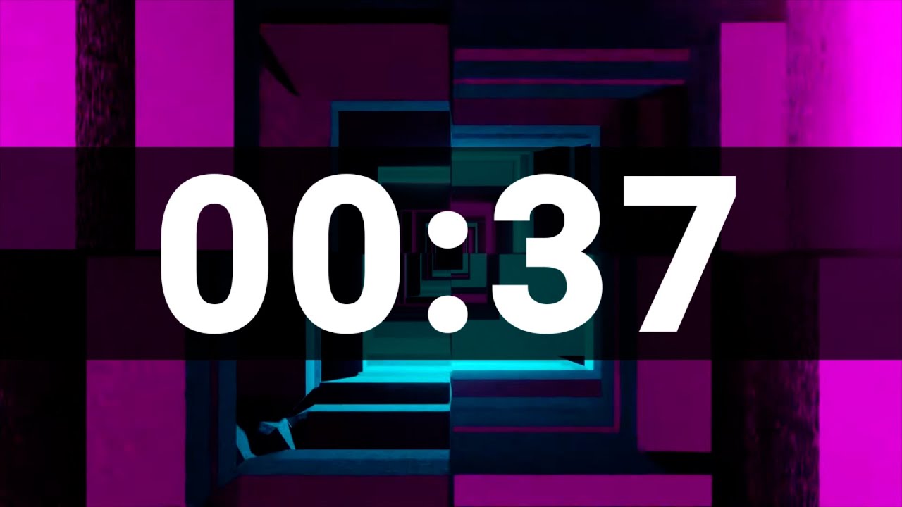 37 Second Timer with Cool Upbeat Music for Kids, Chill Instrumental ...