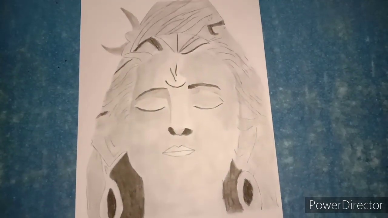 Lord shivan drawing - YouTube
