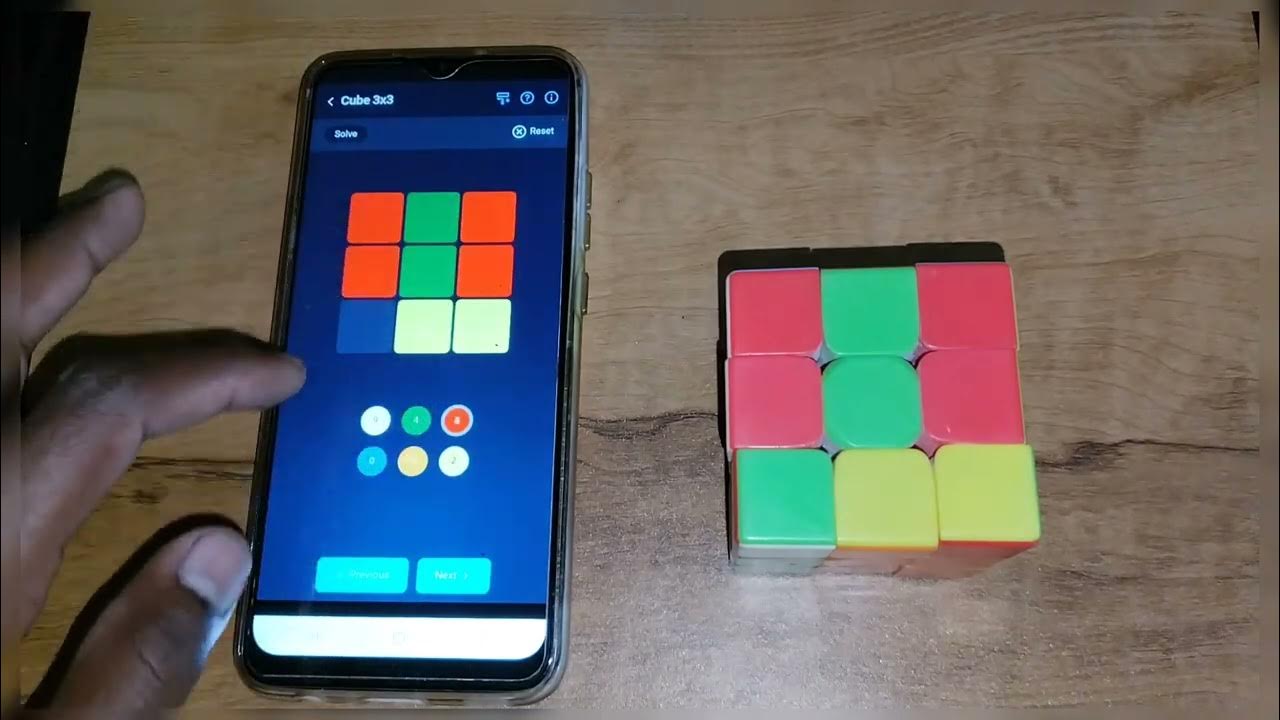 Rubik's Cube 3x3 Solve in Seconds Using an App #rubikscube #puzzle #2x2Cube #youtubeshorts - YouTube