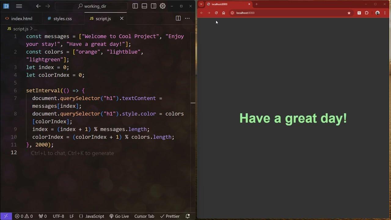 RAIN SOUNDS / NO TALKING: Simple HTML, CSS, and JS setup - YouTube