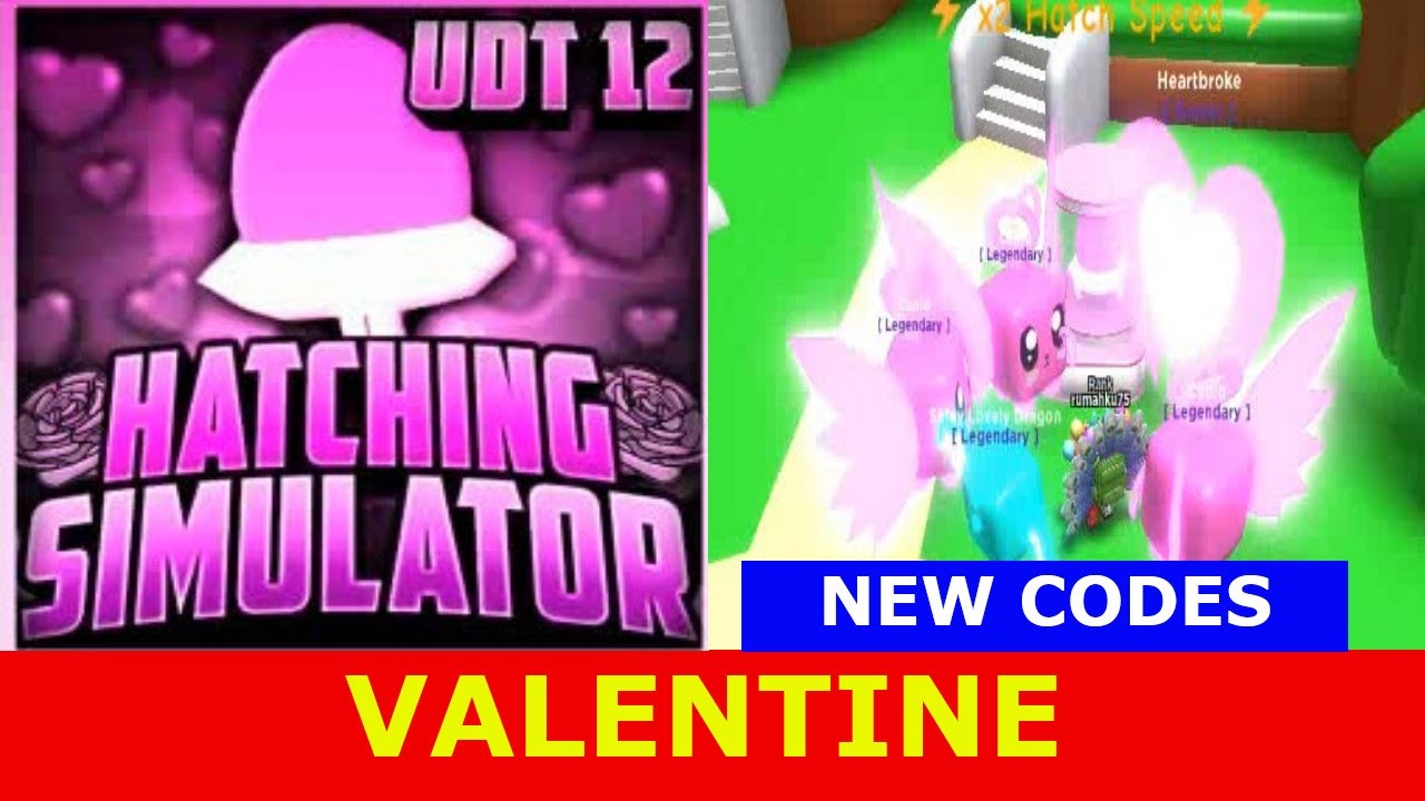 * Valentine Event AND NEW CODES * [💘Valentine💘] Hatching Simulator 3 ...