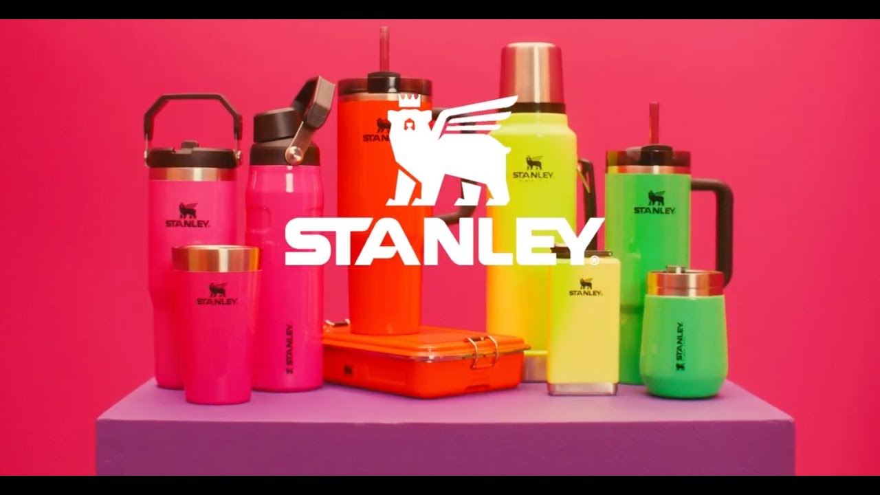 My Neon Stanley Haul - YouTube