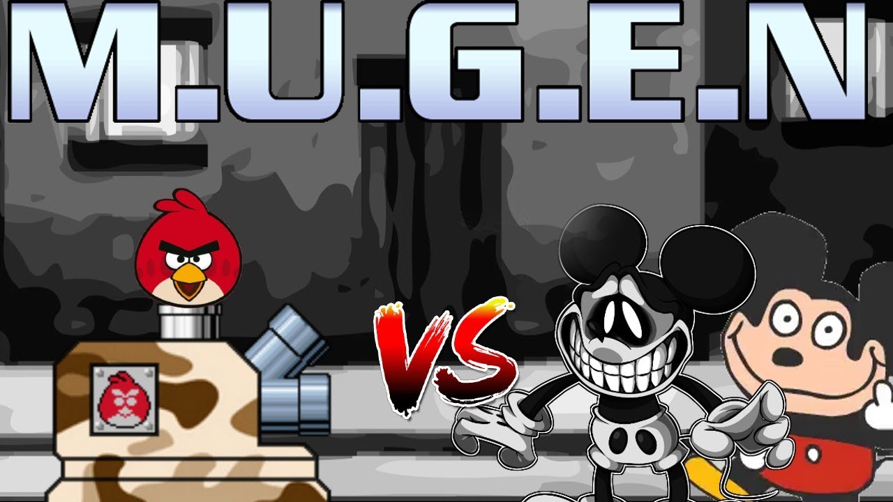 MUGEN Battle 52: Angry Birds Tank vs Suicide Mouse and Mokey - YouTube