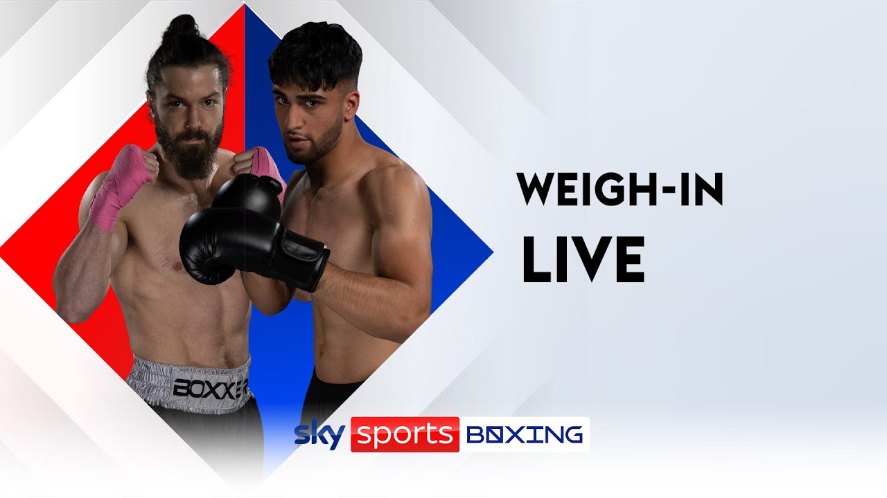 LIVE WEIGH-IN | Adam Azim vs Rylan Charlton | Sunday Sizzler | Ally ...