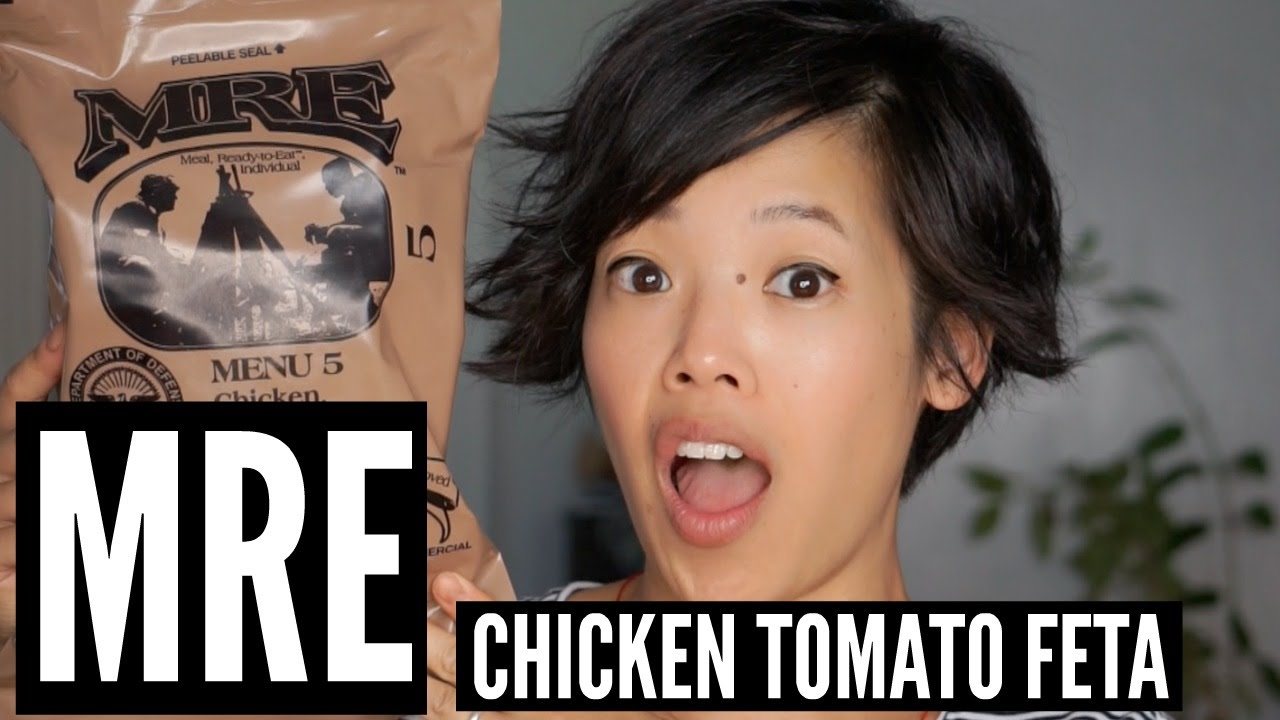 MRE Menu 5: Chicken Tomato Feta Taste Test - YouTube