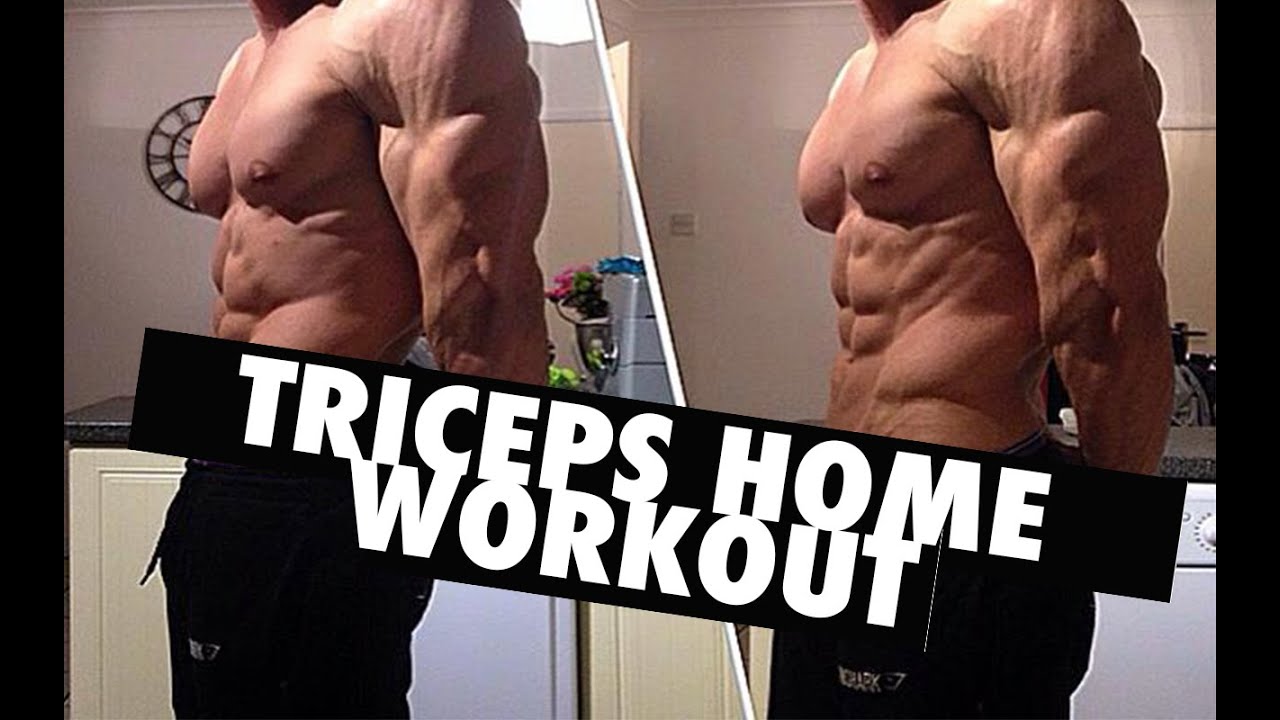 TRICEPS HOME WORKOUT (no gym, no equipment) - YouTube