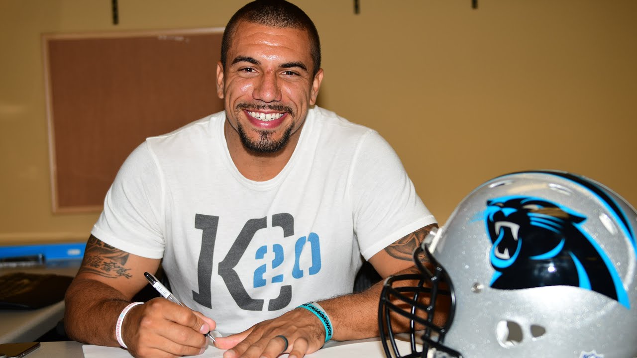 Kurt Coleman signs three-year contract extension with Panthers - YouTube