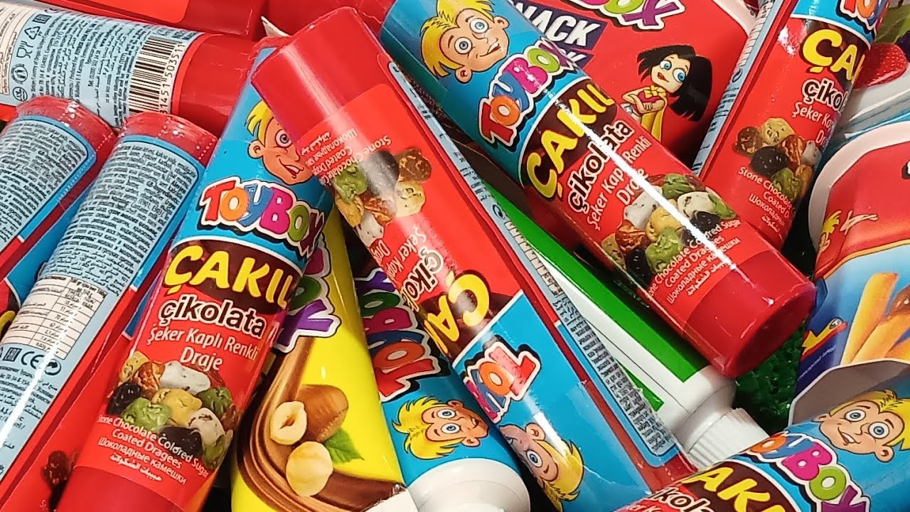 ASMR RAINBOW DESSERTS FROZEN NIK-L- NIP COLOR ICE CREAM 무지개 디저트 얼린 닉 클립 ...