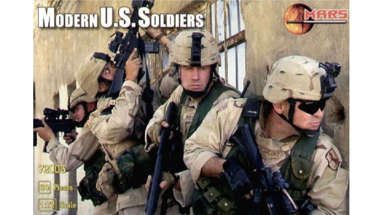 Unboxing MARS FIGURES 1/72 72003 U.S. Soldiers Modern - YouTube