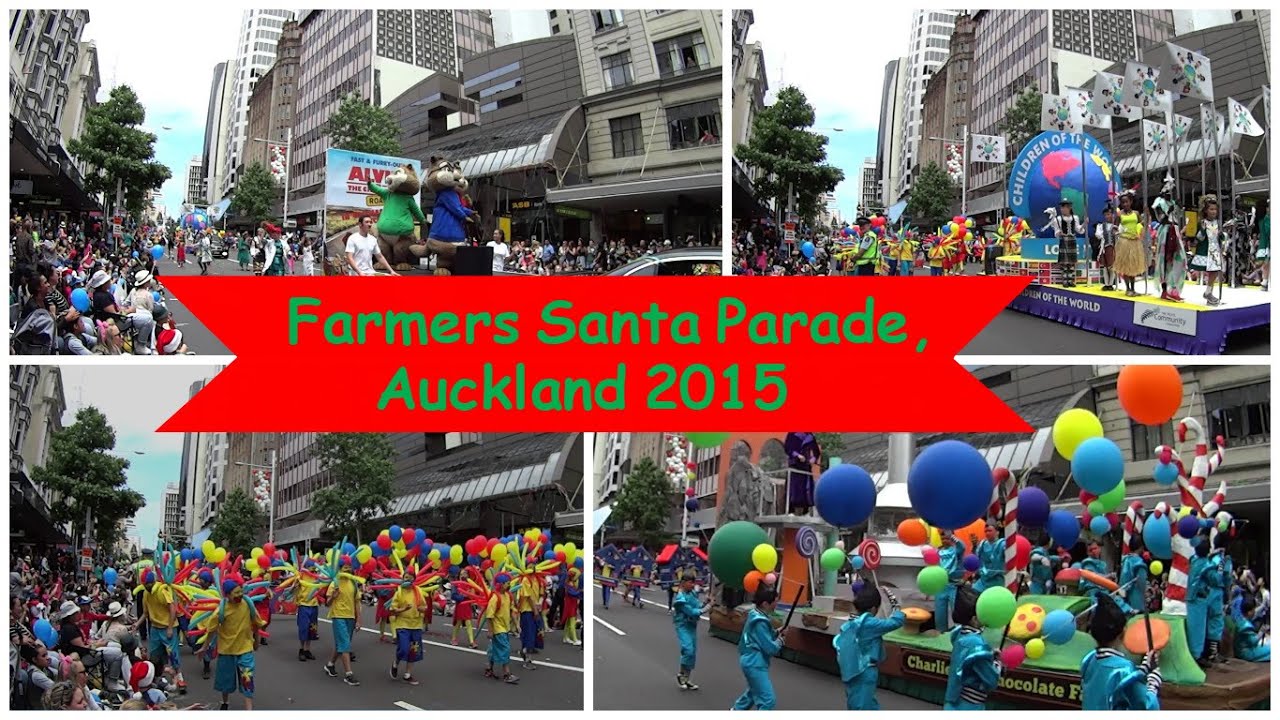 Farmers Santa Parade, Auckland 2015 (part 1) - YouTube