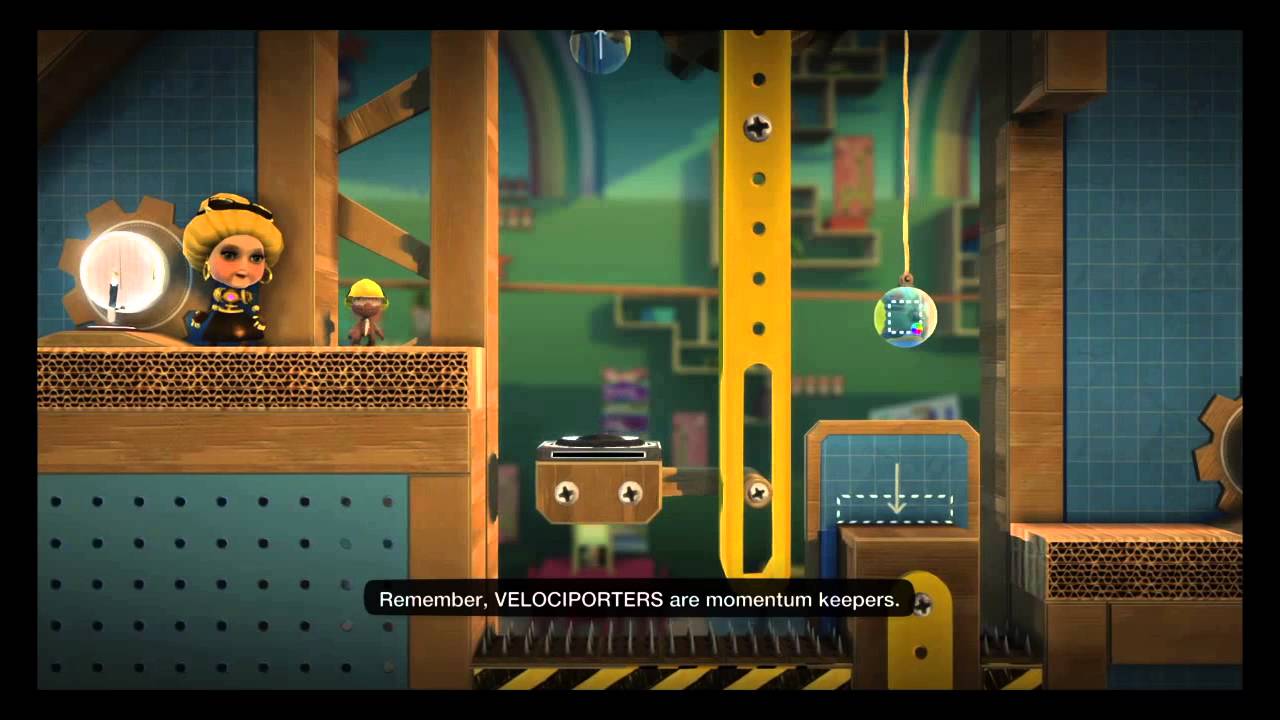 LittleBigPlanet 3 : Popit Academy Term 2 - Velociporter Teleporters ...