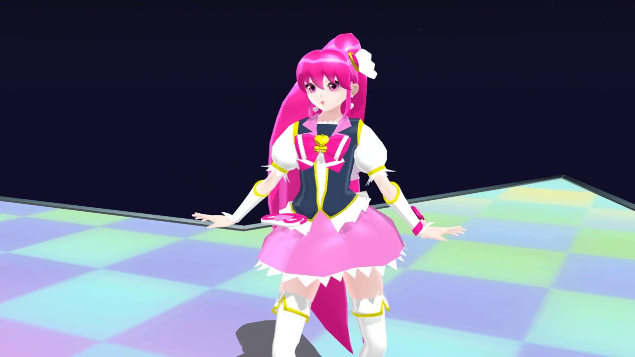 MMD PreCure - "Kiss And Make Up" Cure Lovely +DL - YouTube