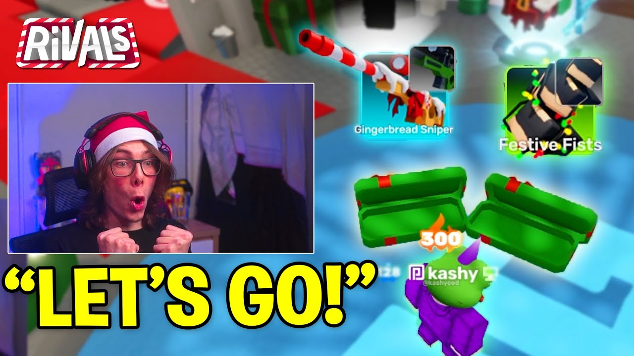 Unboxing Christmas SKIN CASES in Roblox Rivals! - YouTube