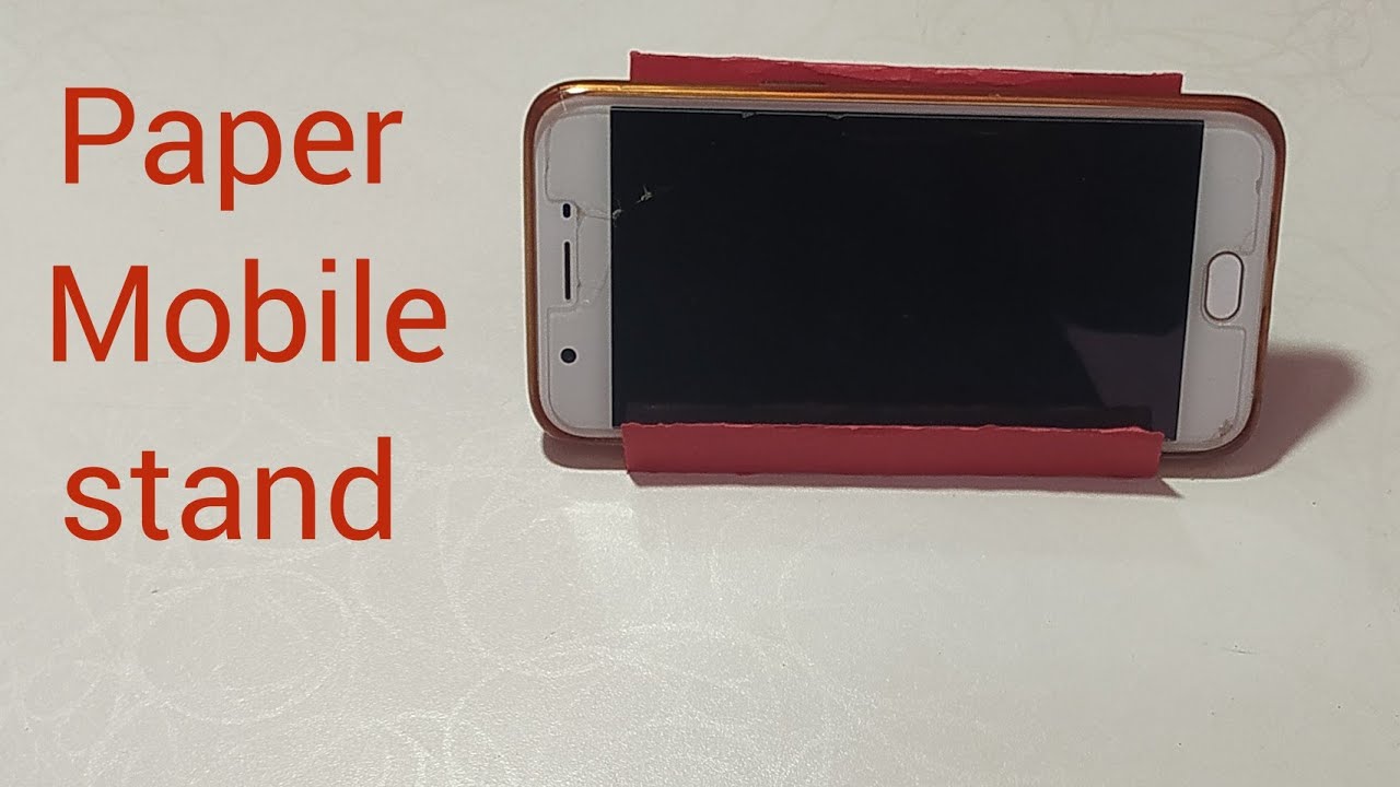 How To Make Paper Mobile Stand | DIY Origami Phone Holder | Easy Phone ...
